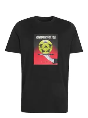 Adidas Soccer Slogan Graphic T-shirt - Black