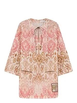 Zimmermann Aster Shift Mini Dress - Multicolor