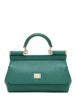 Dolce & Gabbana Small Sicily Top Handle Bag - Green