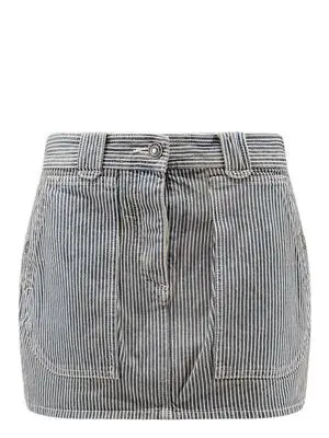 Isabel Marant Étoile Cotton Striped Skirt - Multicolor