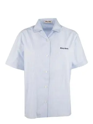 Miu Miu Gingham Shirt - Multicolor