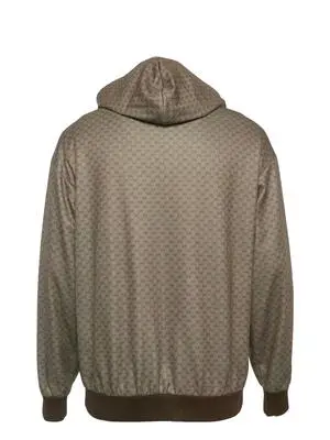 Gucci Monogram Print Hoodie - Neutrals