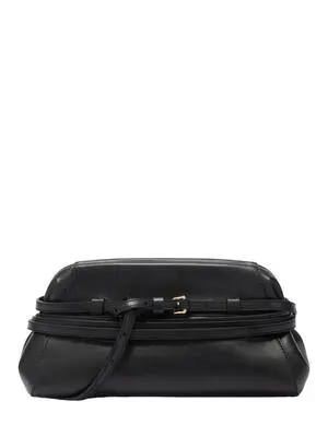 Moschino Clutch Bag With Belt Detail - Black