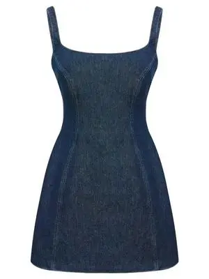 OCCLEUS Foster Mini Dress - Blue