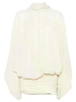 DE LA VALI Maite Mini Dress - Neutrals