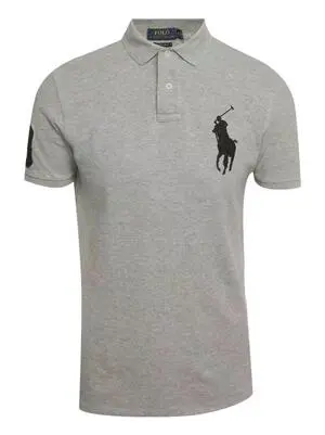 Polo Ralph Lauren Pique Polo Shirt - Grey