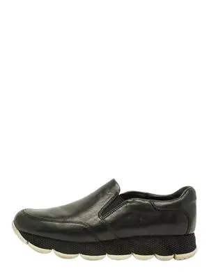 Prada Leather Sneakers - Black