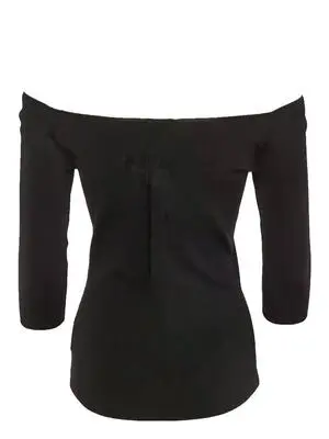 Saint Laurent Off-shoulder Top - Black