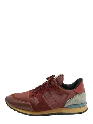 Valentino Garavani Rockrunner Panelled Sneakers - Red