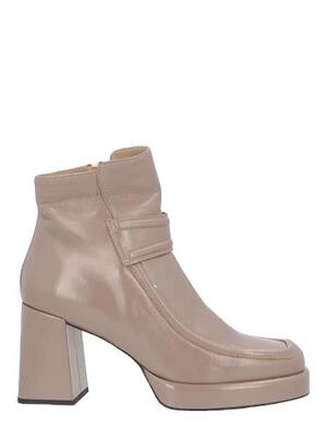 GIORGIO FABIANI Woman Ankle Boots Sand Size 8.5 Leather Sand