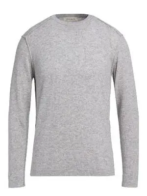 WOOL & CO Mélange Crewneck Long Sleeve Sweater - Grey