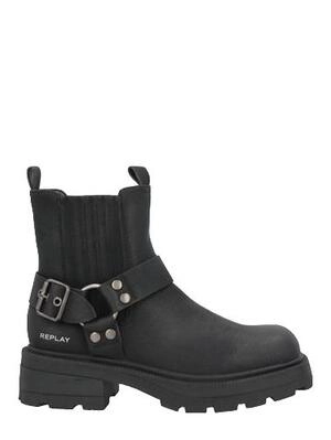 REPLAY Ankle Boots In Synthetic Material - Black