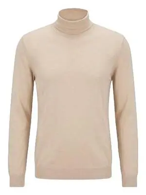 TAKESHY KUROSAWA Turtleneck Size Tencel, Wool, Elastane - Beige