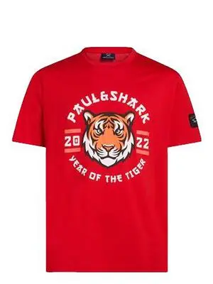 Paul & Shark T-shirt Size Cotton - Red