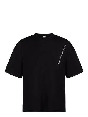 WHY NOT BRAND Man T-shirt Black Size L Cotton