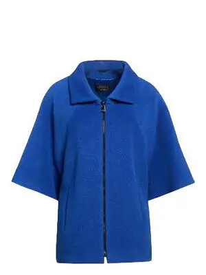 Cinzia Rocca Alpaca Wool Blend Coat - Blue