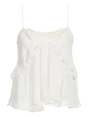 Isabel Marant Étoile Silk Ruffled Camisole - Ivory