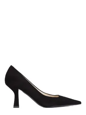 Sandro Suede Pointed Toe Pumps - Black