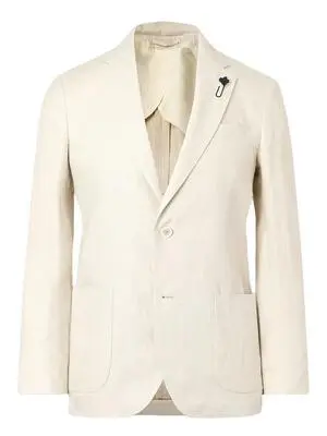 LARDINI Linentwill Suit Jacket Beige
