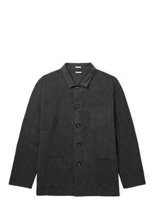 Massimo Alba Wool, Silk, And Cashmere Blend Jacket - Anthracite