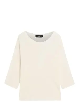 Max Mara Linen Knit Sweater - Ecru
