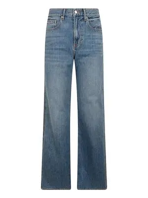 Veronica Beard High-rise Wide-leg Jeans - Blue