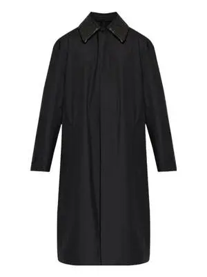 Bottega Veneta Long-sleeved Coat - Black