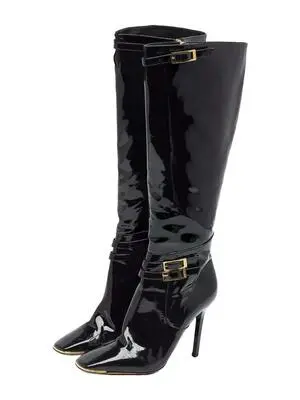 JIMMY CHOO Sheila Buckled Knee-length Boots - Black