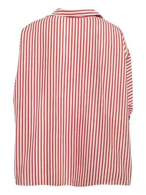 Carolina Herrera Striped Oversized Top - Red