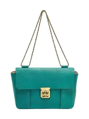Chloé Elsie Grained Shoulder Bag - Blue