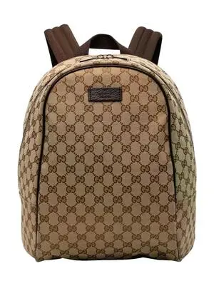 Gucci Gg Canvas Backpack - Neutrals