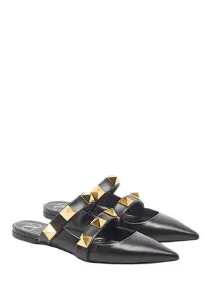 Valentino Garavani Roman Stud Mules - Black