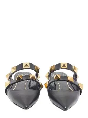 Valentino Garavani Roman Stud Mules - Black