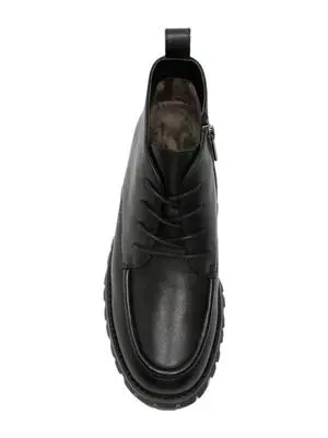 SERGIO MORETTI FIRENZE Lace-up Ankle Boots - Black