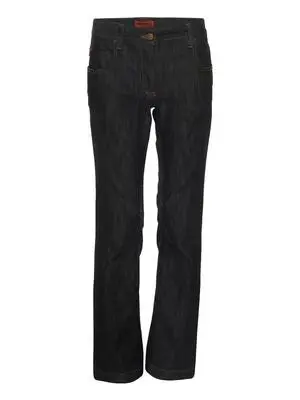 Missoni Chevron-stitch Flared Jeans - Blue