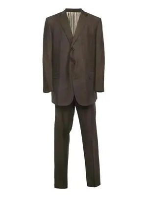Ermenegildo Zegna Single-breasted Suit - Brown