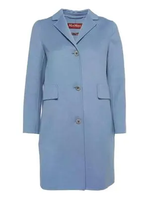 Max Mara Felt Coat - Blue