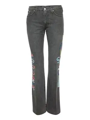 VERSACE Logo-embroidered Jeans