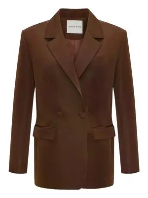 OCCLEUS Charli Double-breasted Blazer - Brown