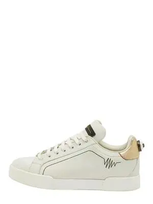 Dolce & Gabbana Portofino Lace-up Sneakers - Neutrals