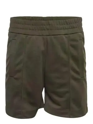 Palm Angels Logo Print Shorts - Brown