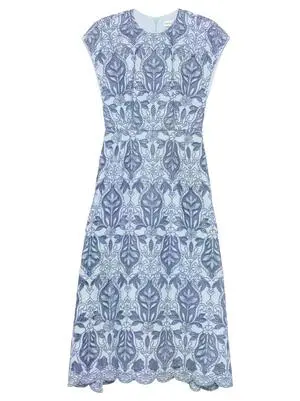 REBECCA VALLANCE Rebecca Vallance Blooming Lanterns Embroidered Maxi Dress