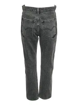 Vetements X Levi's Reworked High-waisted Jeans - Black