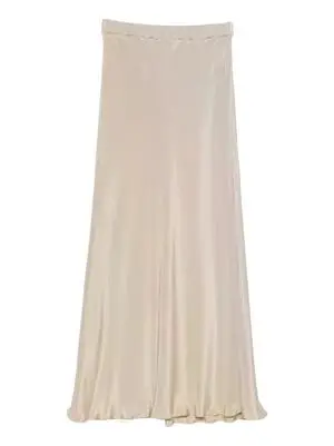 Max Mara Sospiro Satin Skirt - Neutrals