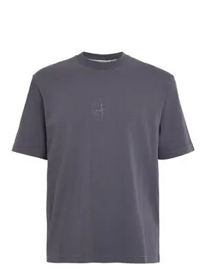 Stone Island Organic Cotton Logo T-shirt - Grey