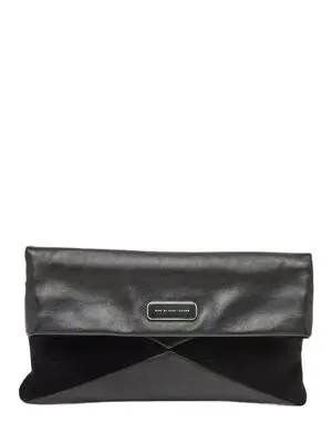 Marc Jacobs Leather Clutch Bag - Black