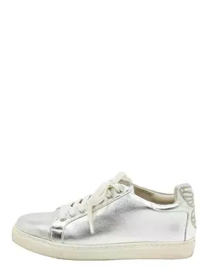 SOPHIA WEBSTER Bibi Butterfly Leather Sneakers - Silver