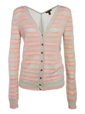 LOUIS VUITTON Lurex-knit Cardigan - Grey