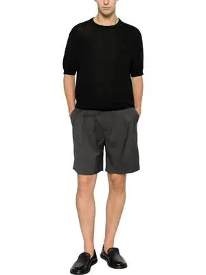 LOW BRAND Belt Loops Shorts - Grey