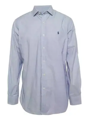 Polo Ralph Lauren Custom Fit Long-sleeve Shirt - Blue